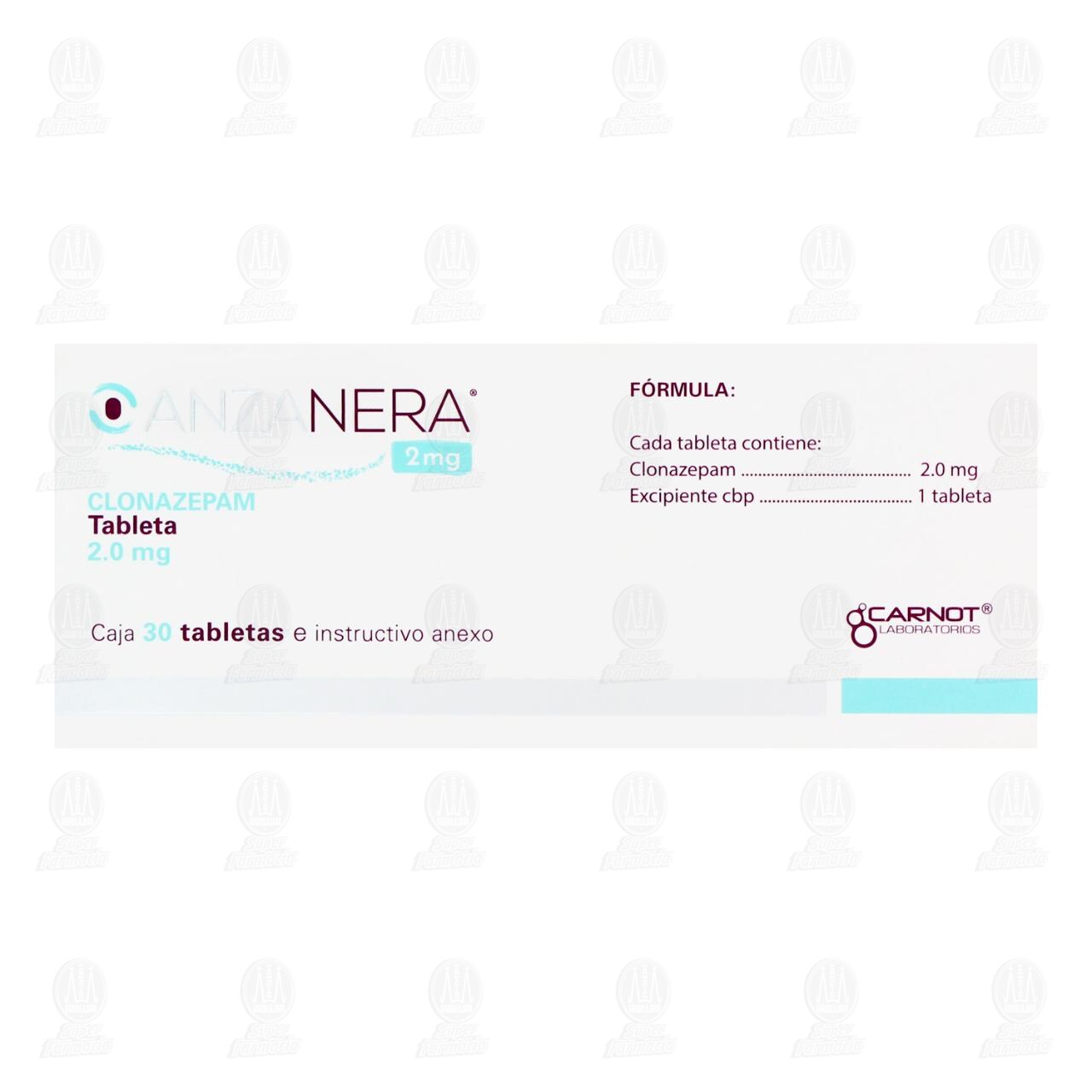 Anzanera 2 mg, 30 Tabletas Orodispersable. de ANZANERA | Farmacias ...