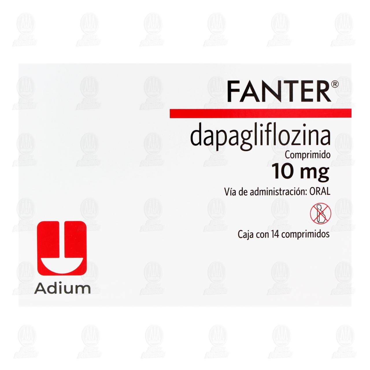 Fanter 10 mg, 14 Comprimidos. de FANTER | Farmacias Guadalajara