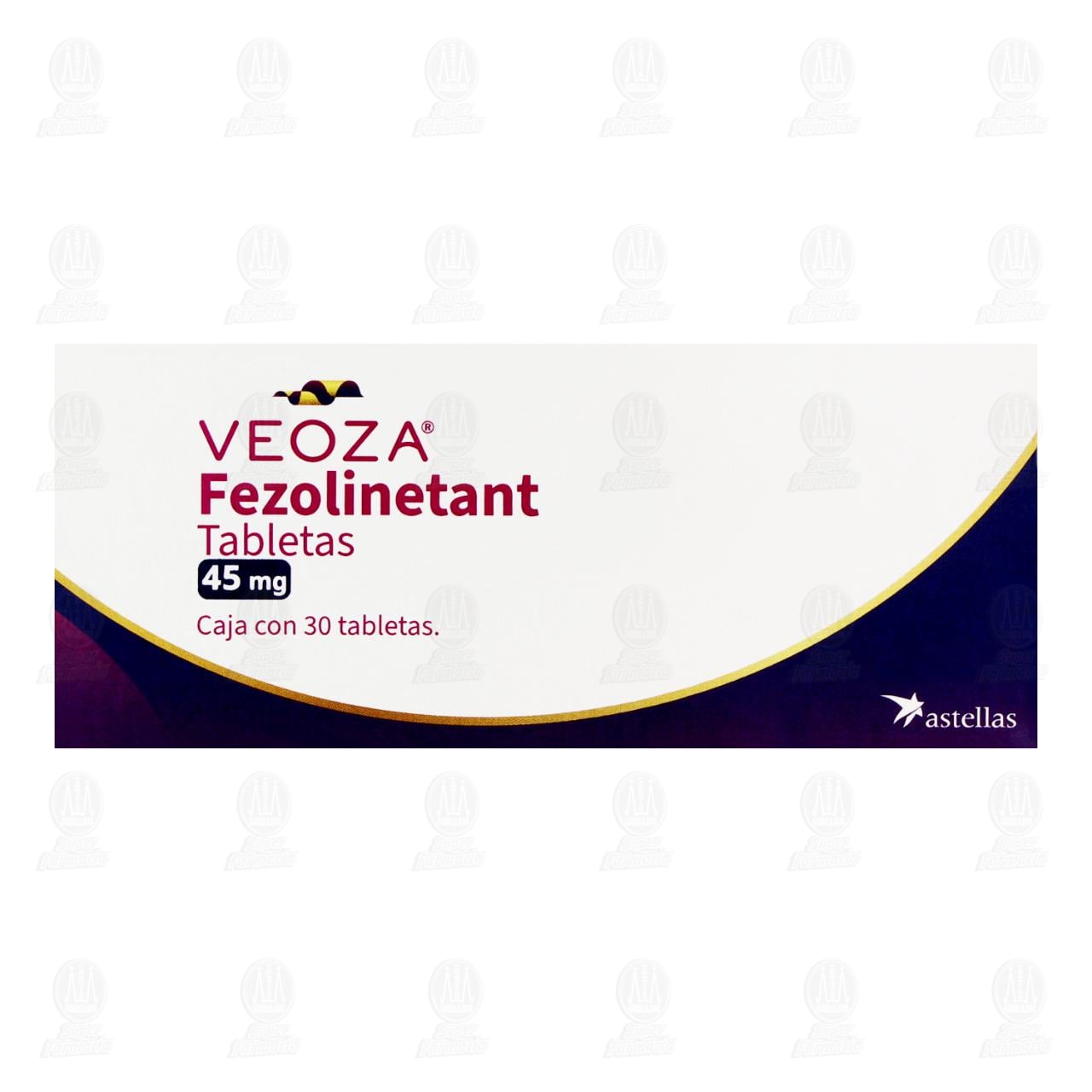 Veoza 45 mg, 30 Tabletas. de VEOZA | Farmacias Guadalajara