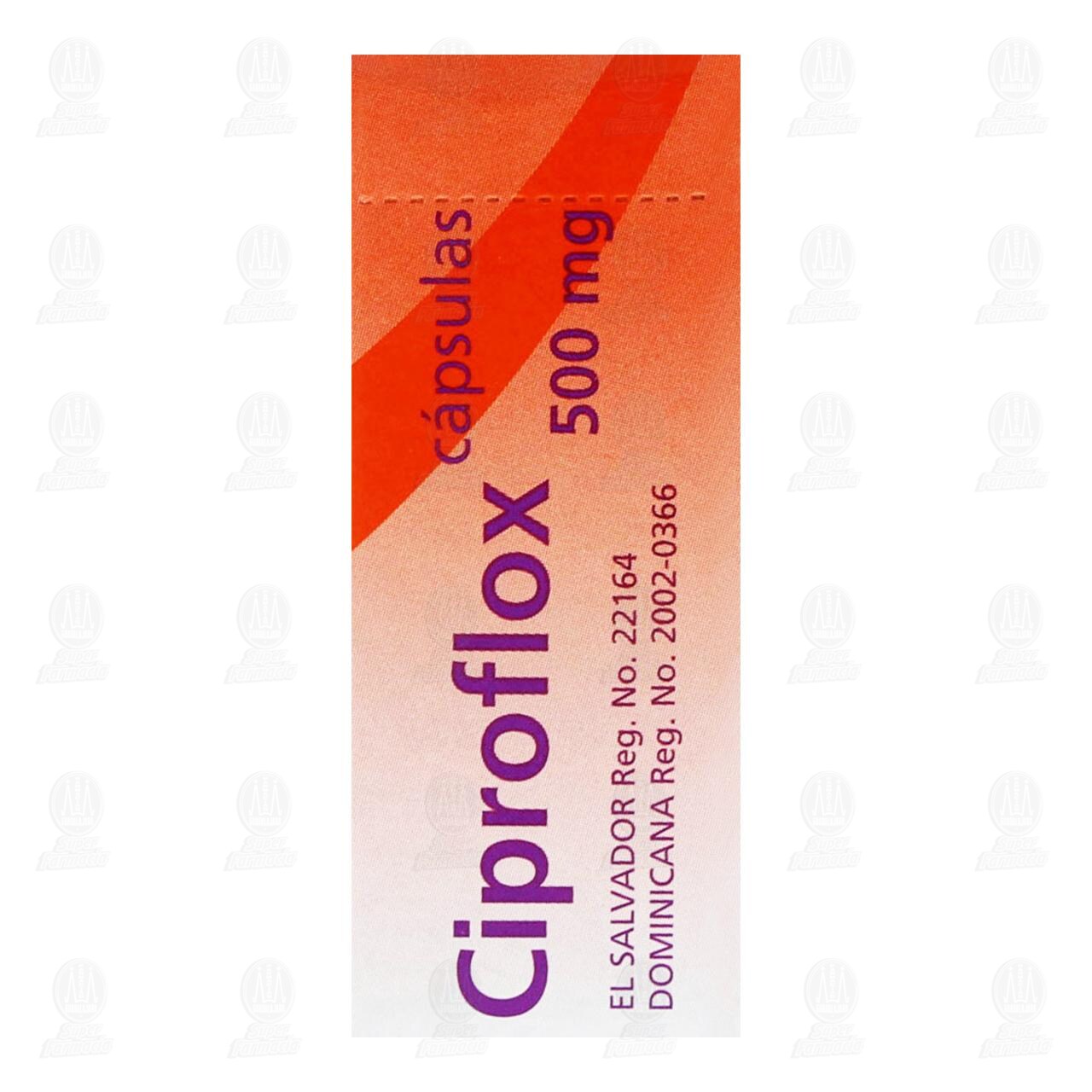 Ciproflox 12 Cápsulas, 500 mg. de CIPROFLOX | Farmacias Guadalajara