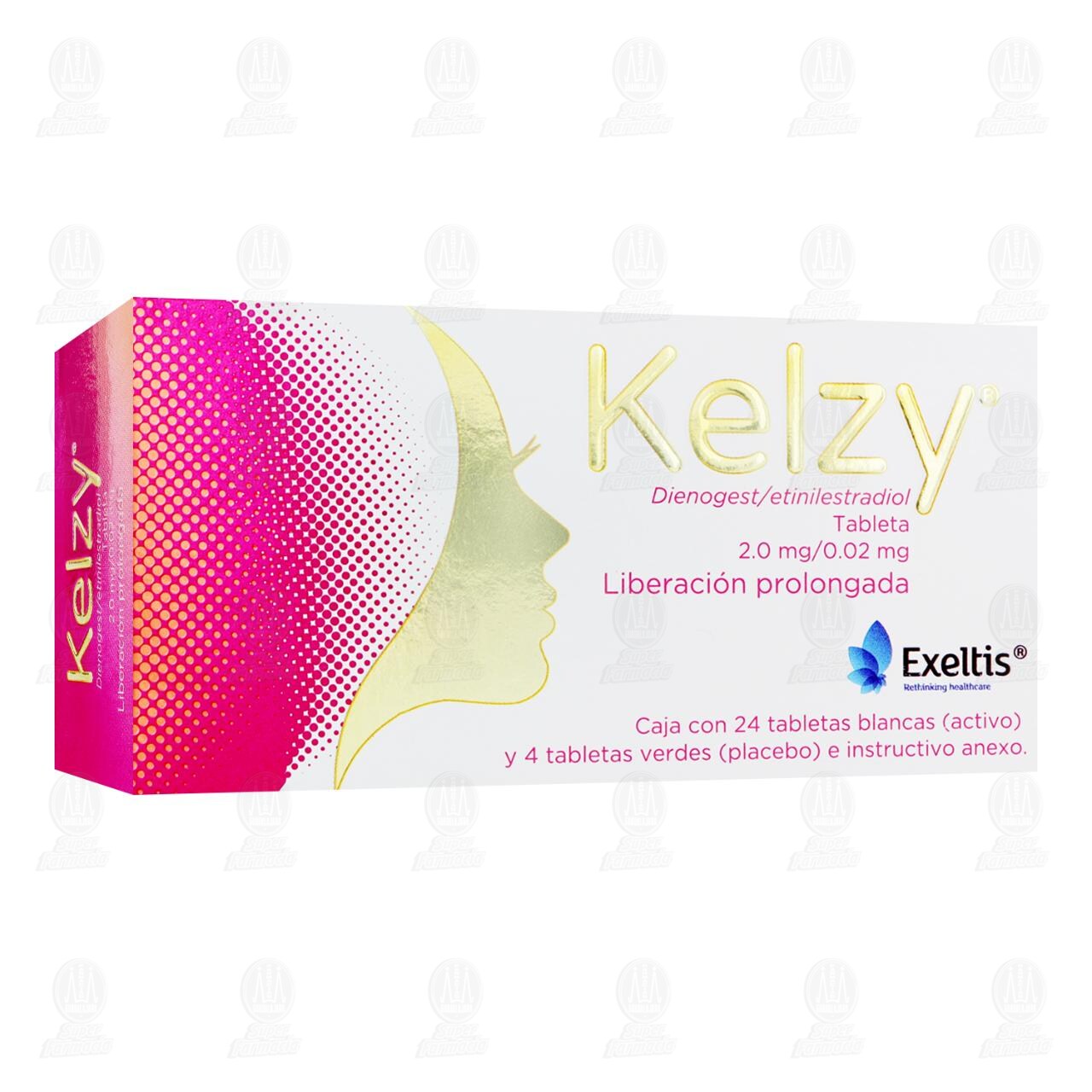 Kelzy 2.0mg/0.02mg, 28 Tabletas. de KELZY | Farmacias Guadalajara