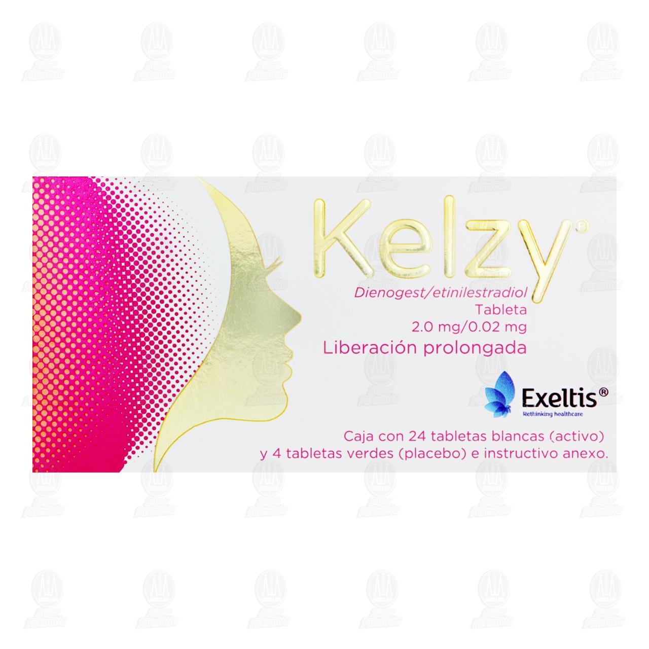 Kelzy 2.0mg/0.02mg, 28 Tabletas. de KELZY | Farmacias Guadalajara