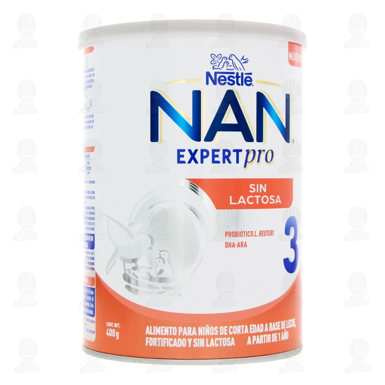 Fórmula Infantil NAN 3 Expert Pro Sin Lactosa, 400 gr. de NAN ...