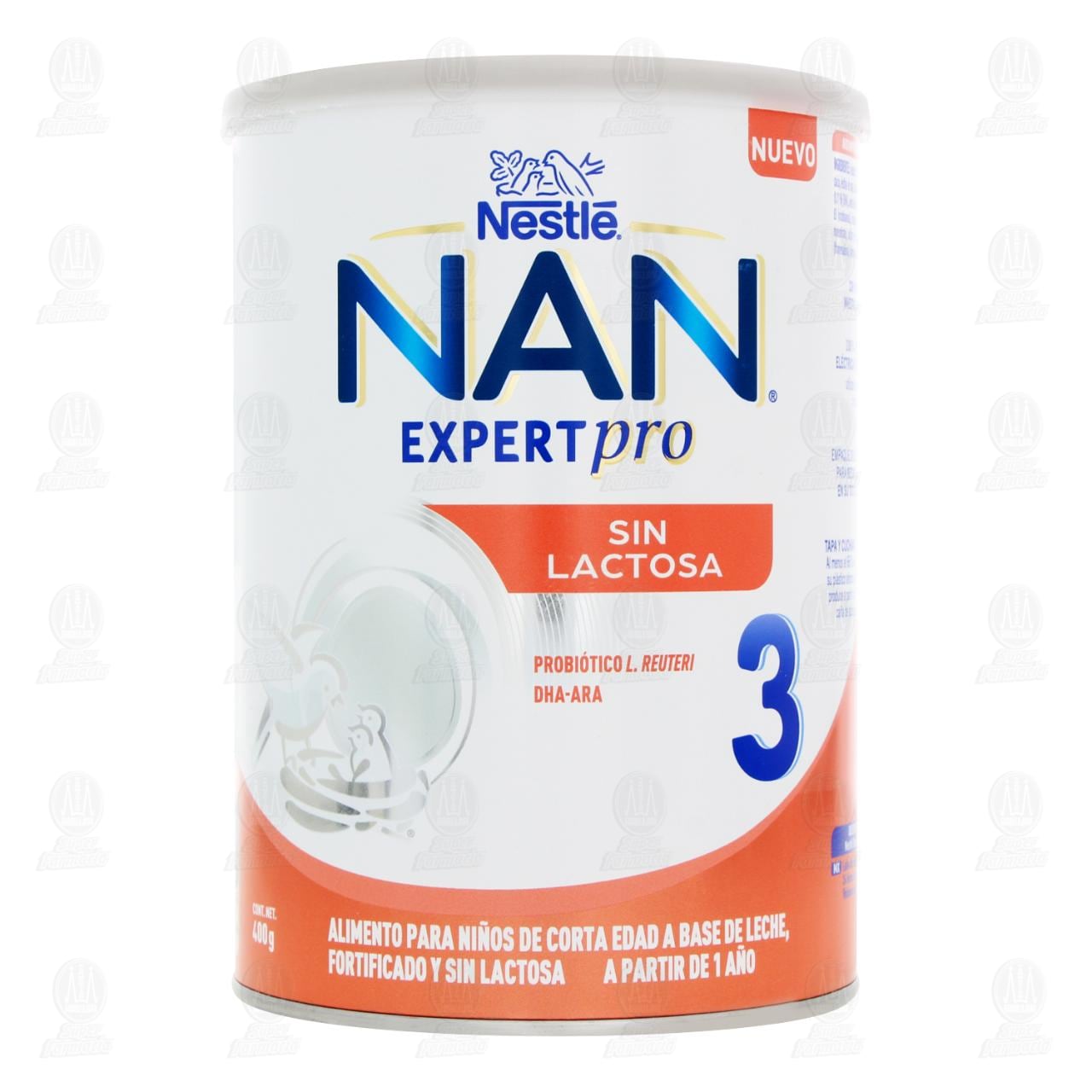 Fórmula Infantil NAN 3 Expert Pro Sin Lactosa, 400 gr. de NAN ...