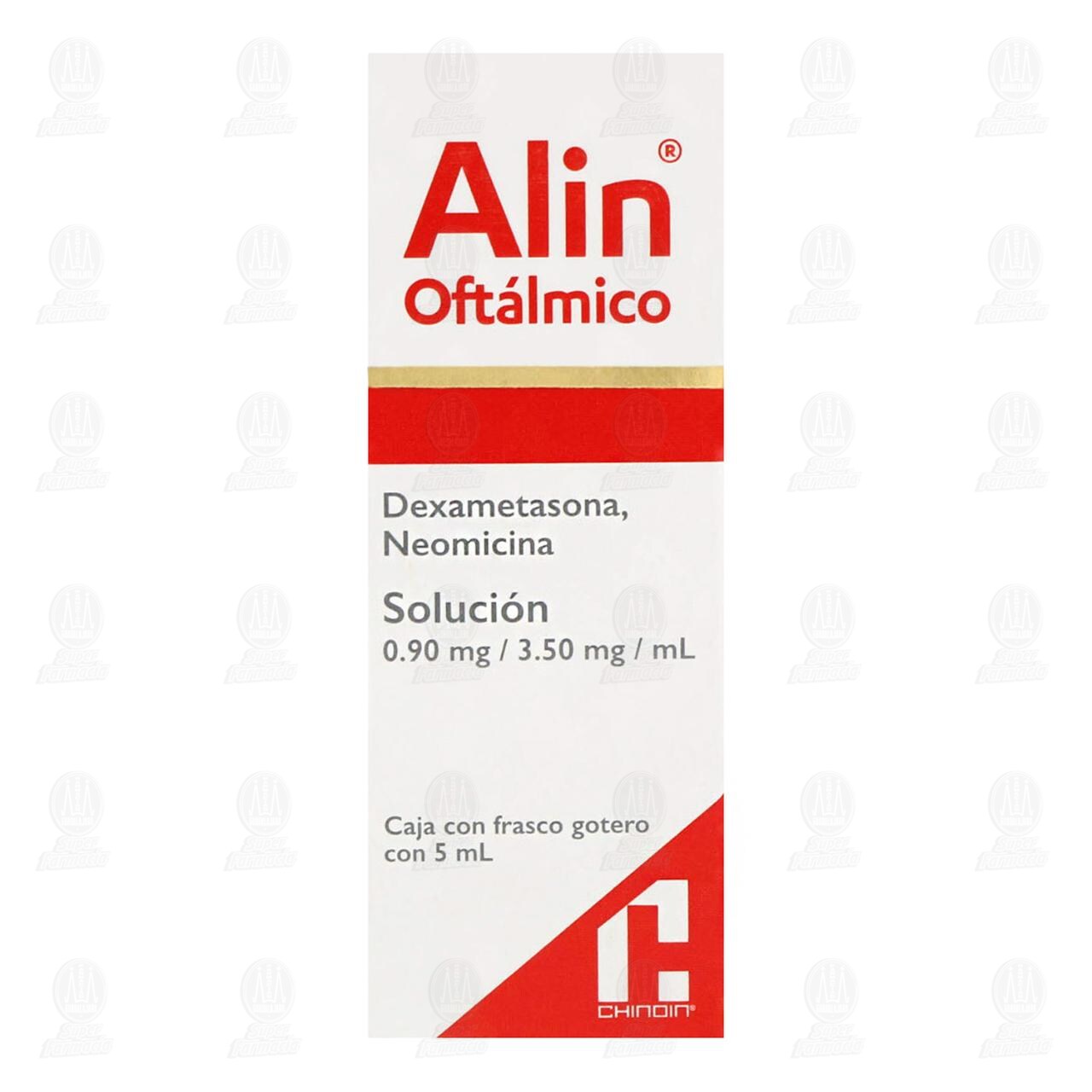 Alin Oftálmico 0.90mg/3.50mg, 5 ml. de ALIN | Farmacias Guadalajara