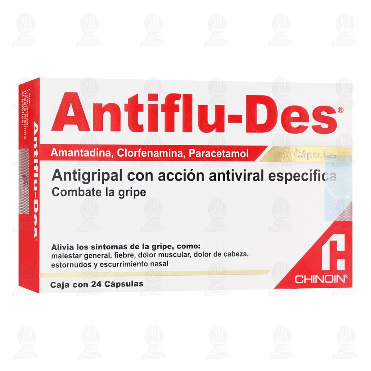 Antiflu-Des, 24 Cápsulas. de ANTIFLU-DES | Farmacias Guadalajara
