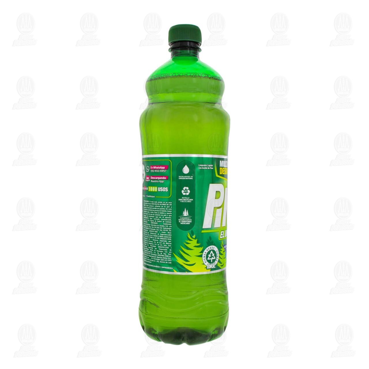 Limpiador Pinol El Original con Aceite de Pino, 1 l. de PINOL ...