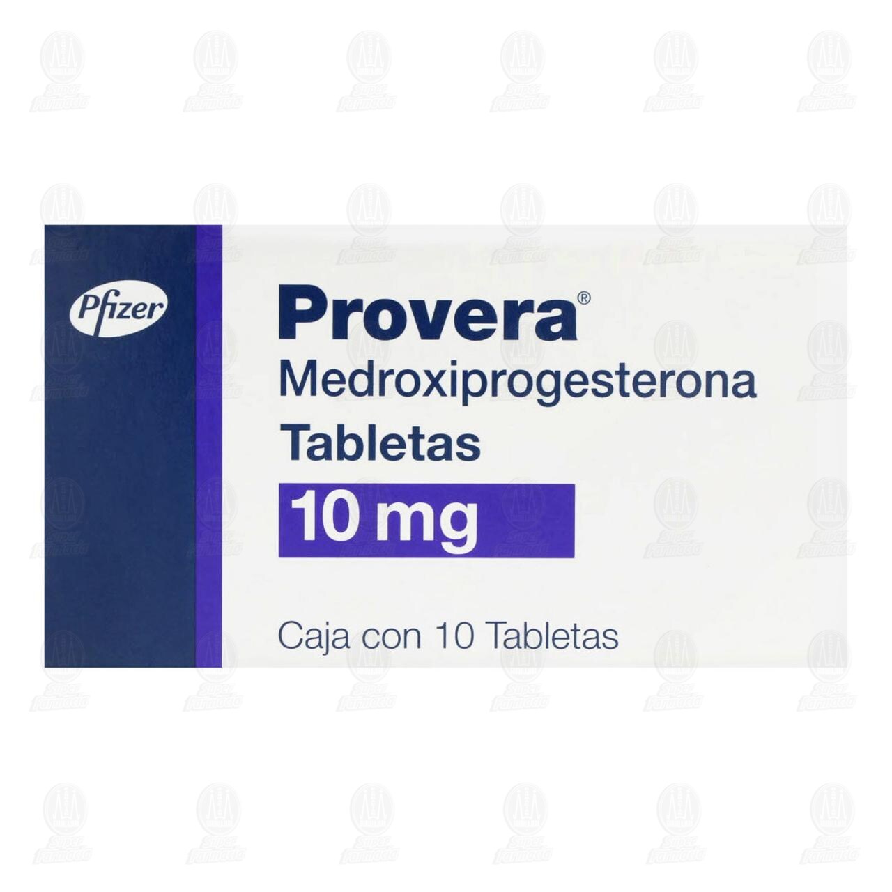 Provera 10 mg, 10 Tabletas. de PROVERA | Farmacias Guadalajara