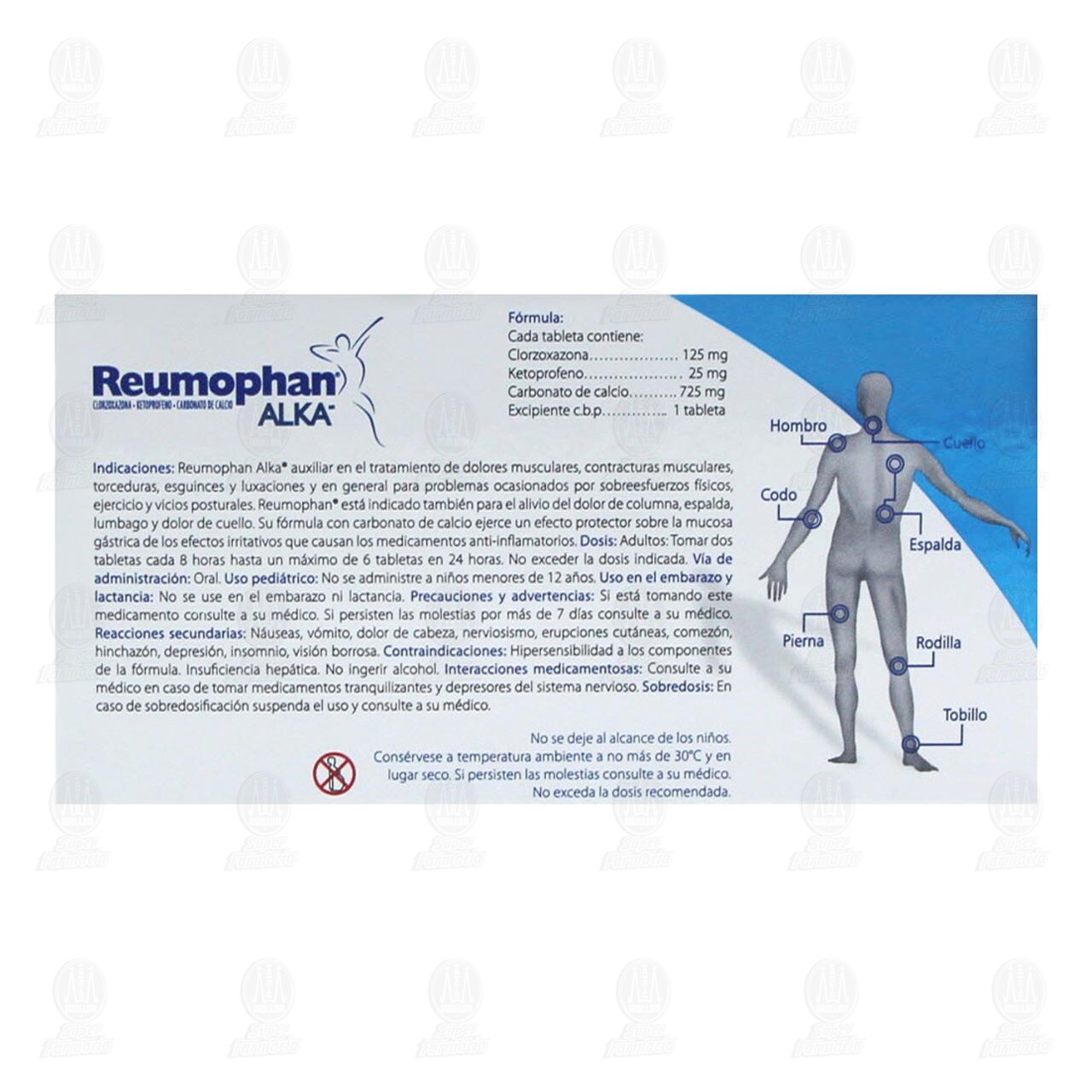 Reumophan Alka, 20 Tabletas. de REUMOPHAN | Farmacias Guadalajara