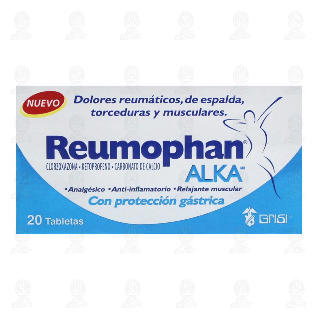 Reumophan Alka, 20 Tabletas. de REUMOPHAN | Farmacias Guadalajara