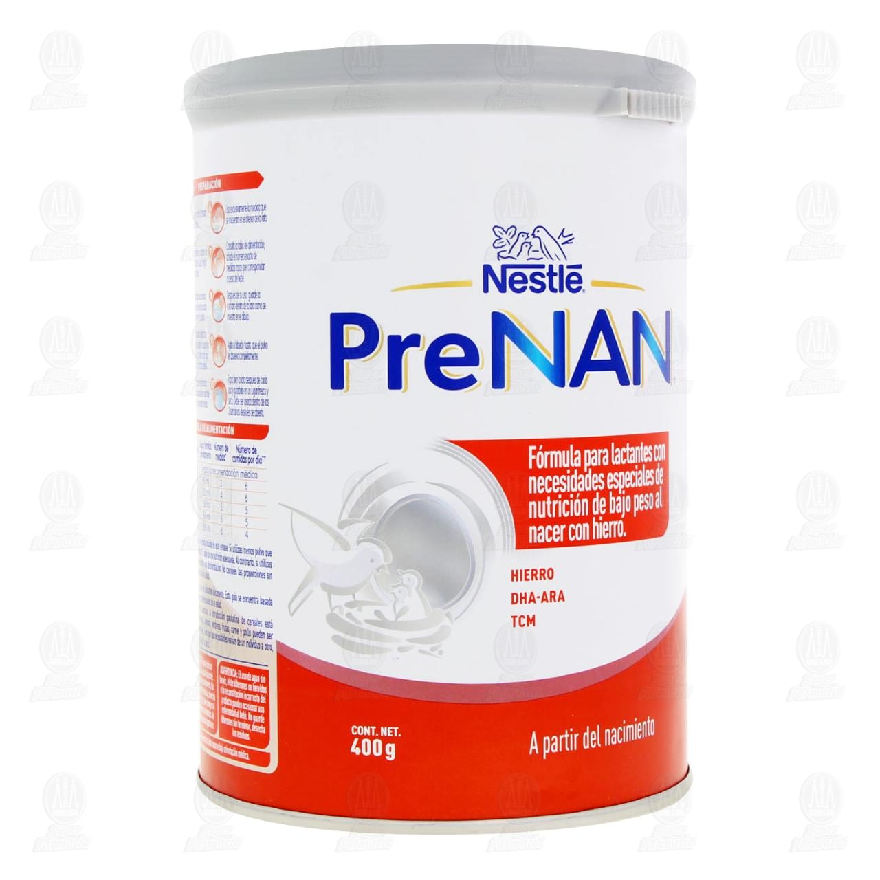 Fórmula Infantil Pre NAN a partir del Nacimiento, 400 gr. de NAN ...