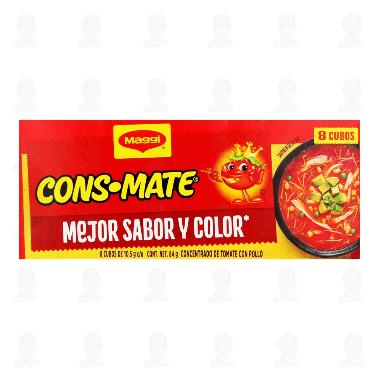 Maggi Consomate 8 Cubos, 84 gr. de CONSOMATE | Farmacias Guadalajara