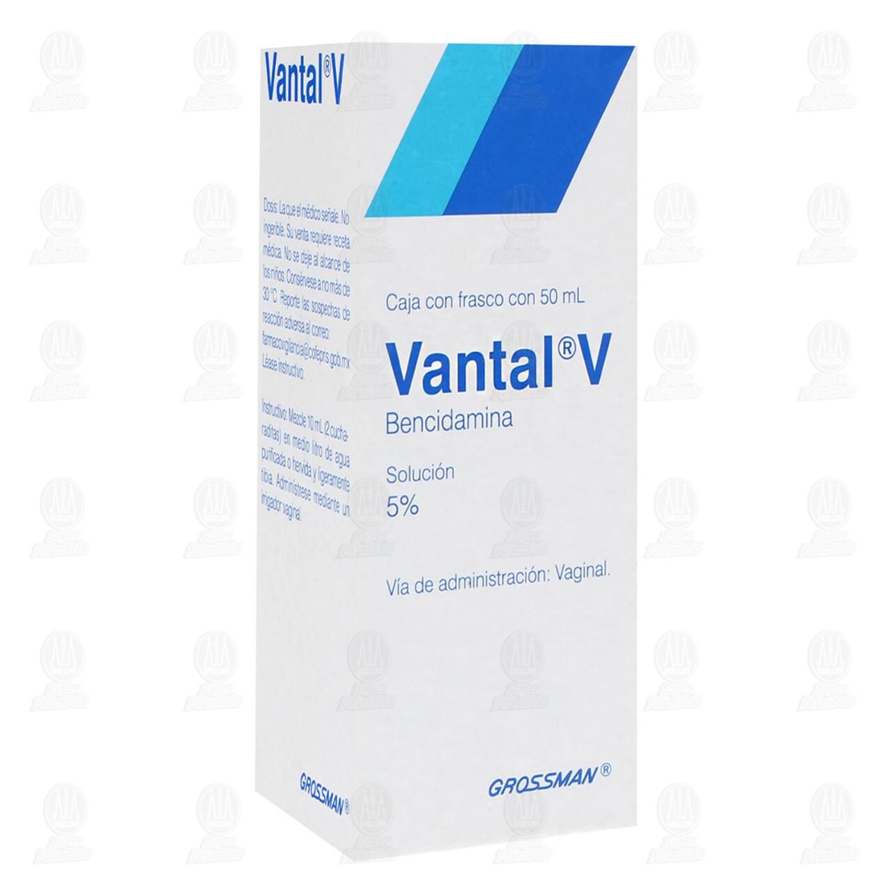 Vantal V 5% Solución, 50 ml. de VANTAL | Farmacias Guadalajara