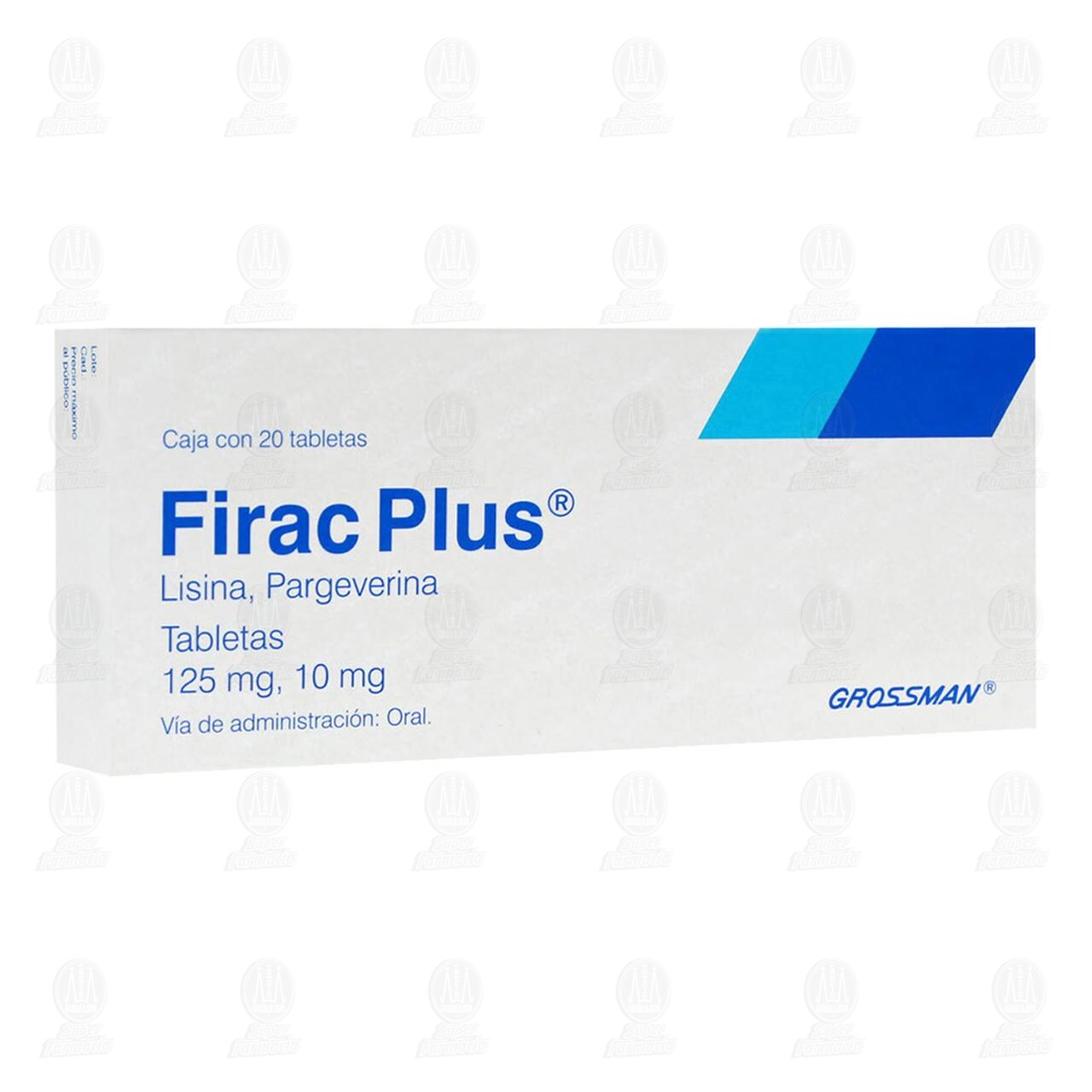 Firac Plus 125mg/10mg, 20 Tabletas. de FIRAC | Farmacias Guadalajara