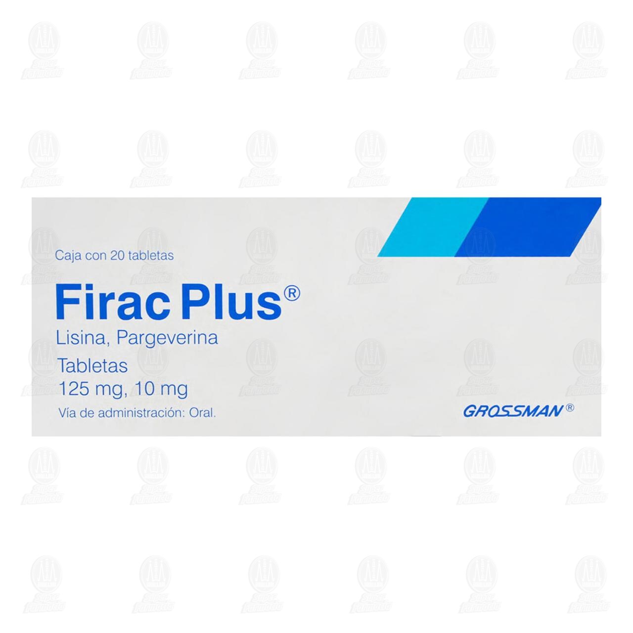 Firac Plus 125mg/10mg, 20 Tabletas. de FIRAC | Farmacias Guadalajara