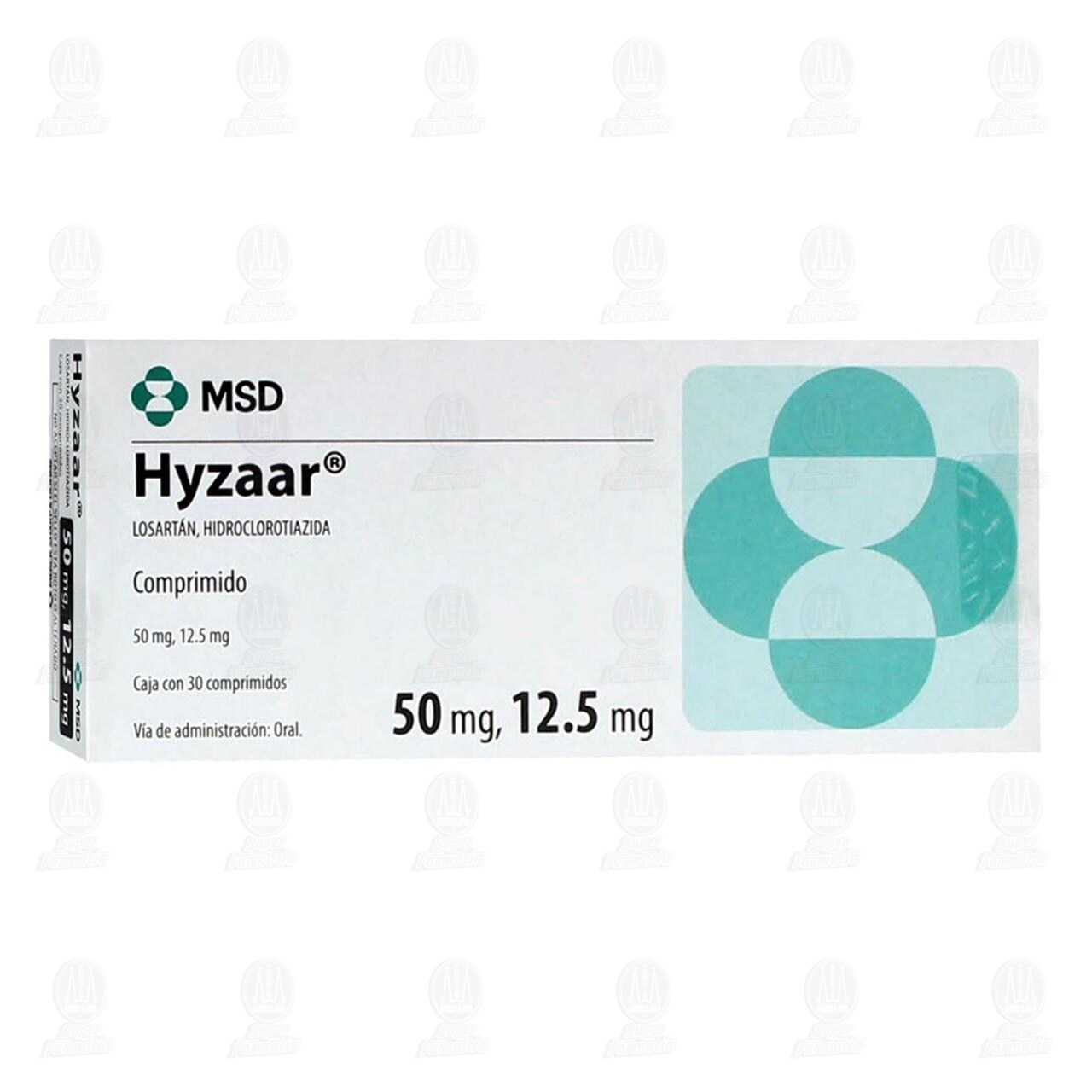 Hyzaar 50mg/12.5mg 30 Comprimidos - Smart Club
