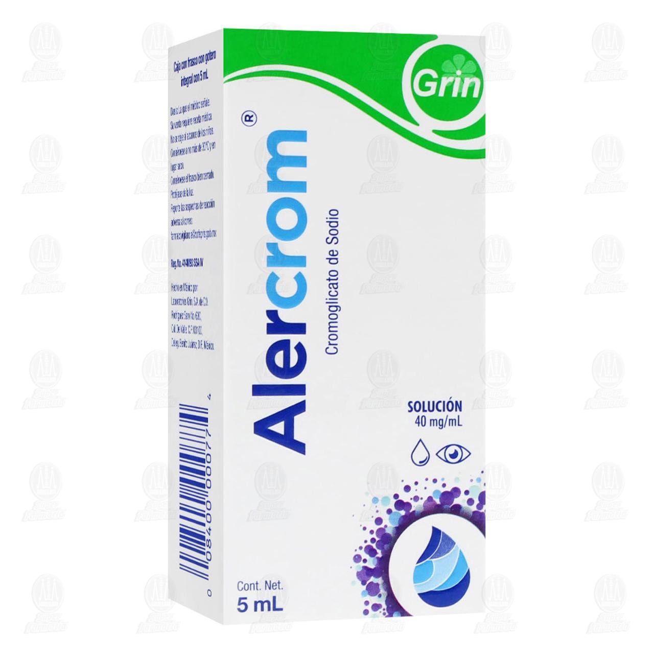 Alercrom 40mg/ml Solución Oftálmica, 5 ml.