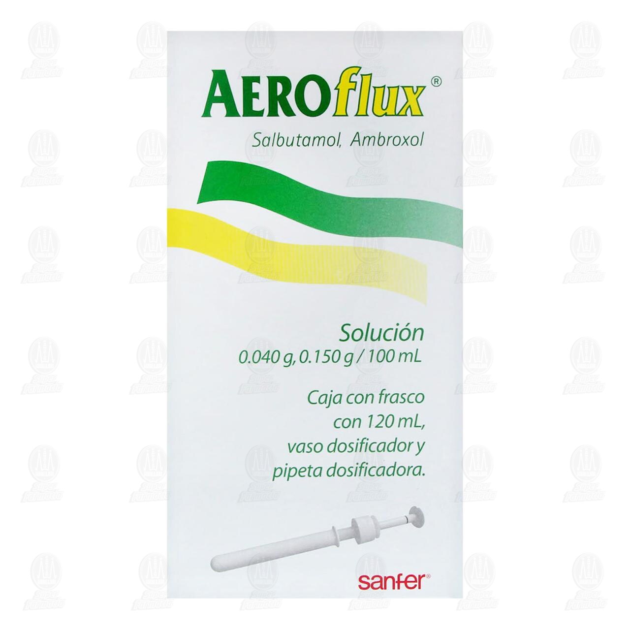 Aeroflux 0.040mg/0.150mg/100ml Solución, 120 ml. de AEROFLUX ...
