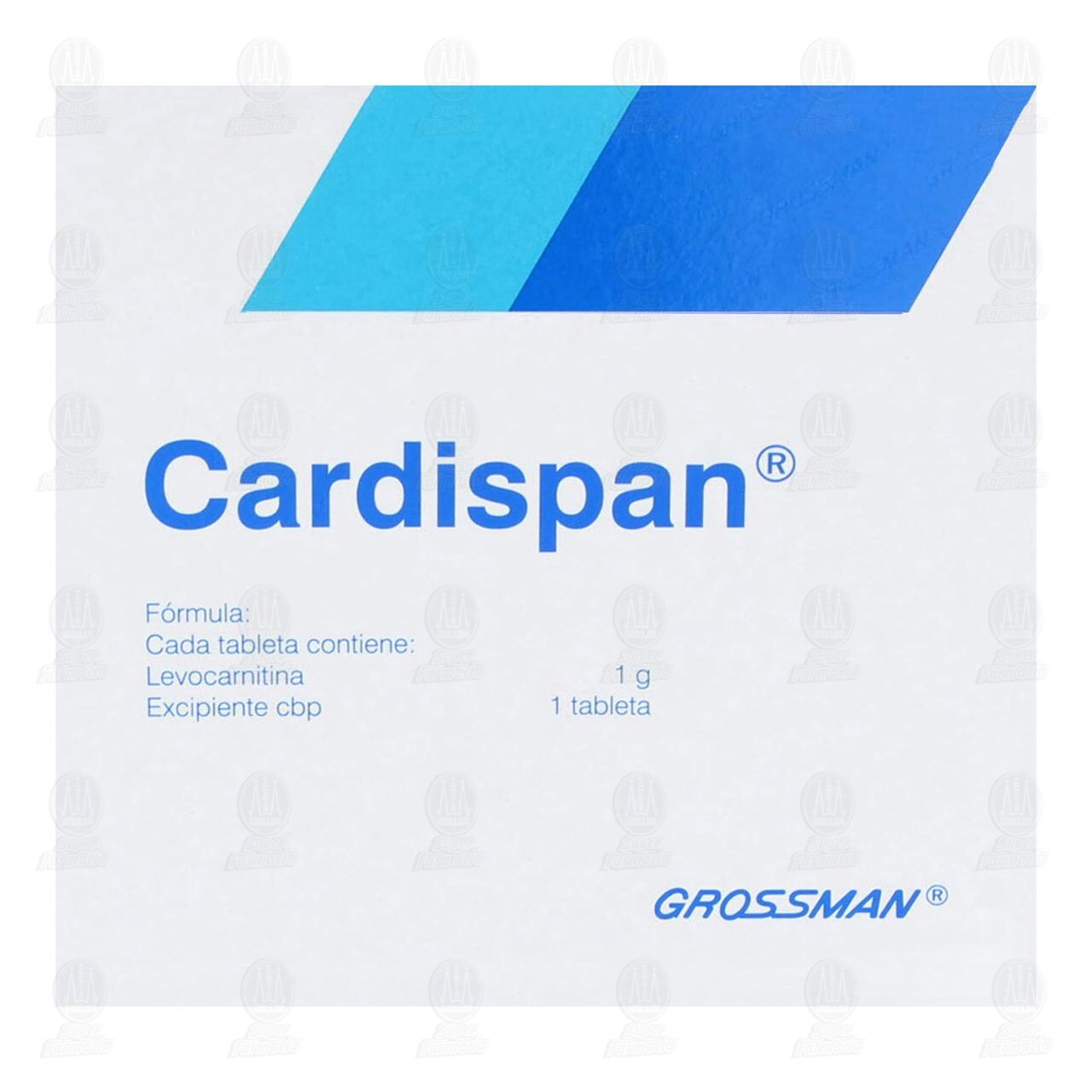 Cardispan 1 gr, 20 Tabletas. de CARDISPAN | Farmacias Guadalajara