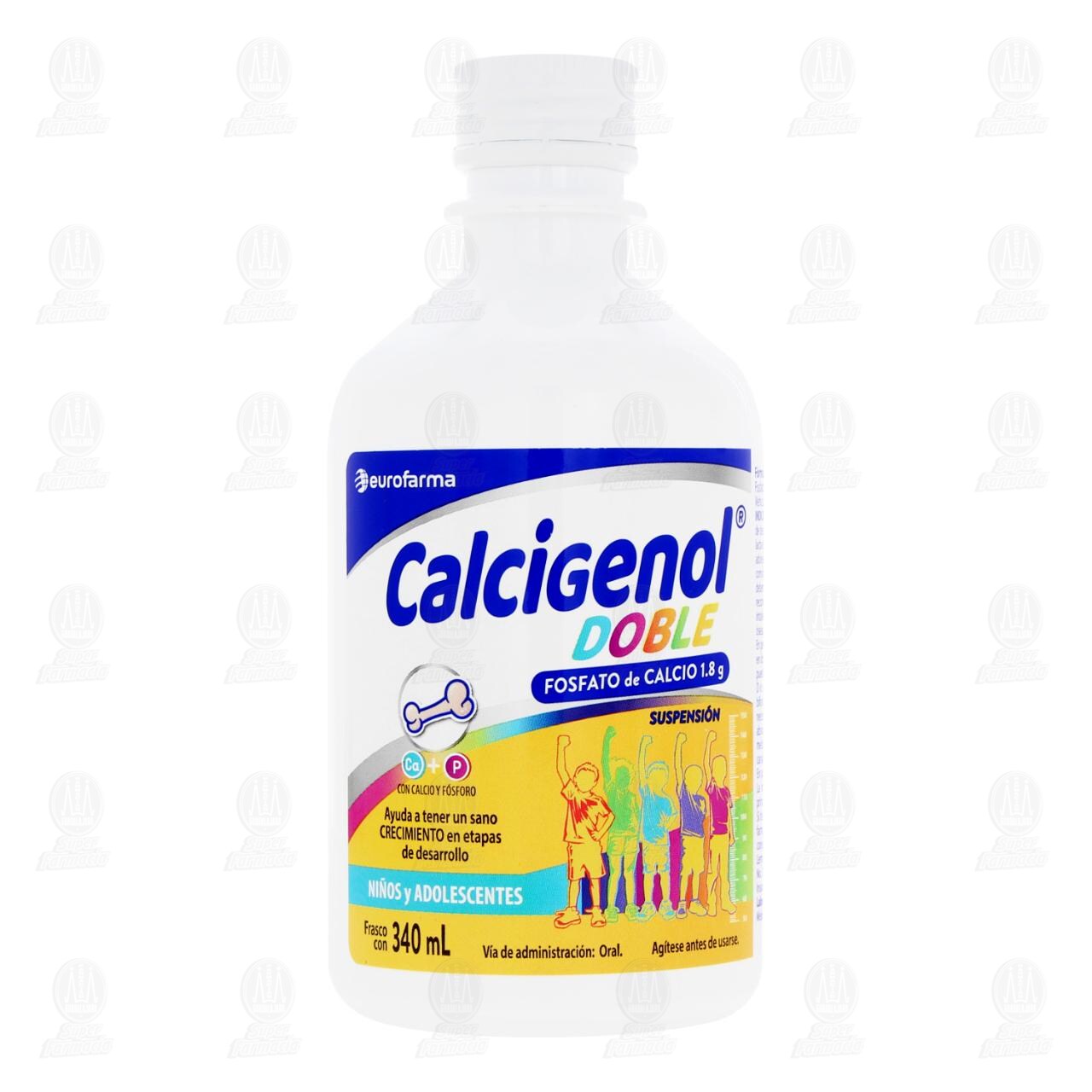 Calcigenol Doble Suspensión, 340 ml. de CALCIGENOL | Farmacias Guadalajara