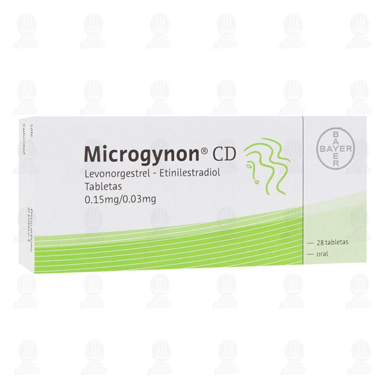 Microgynon CD 0.15mg/0.03mg, 28 Tabletas. de MICROGYNON | Farmacias ...