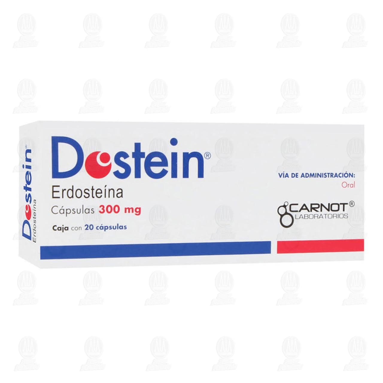 Dostein 300 mg, 20 Cápsulas. de DOSTEIN | Farmacias Guadalajara