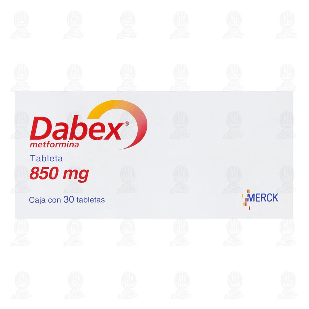 Dabex 850 mg, 30 Tabletas. de DABEX | Farmacias Guadalajara