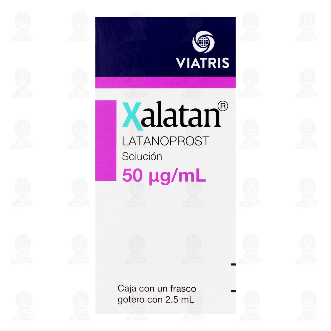 Xalatan 50mcg/ml Solución Gotas, 2.5 ml. de XALATAN | Farmacias Guadalajara