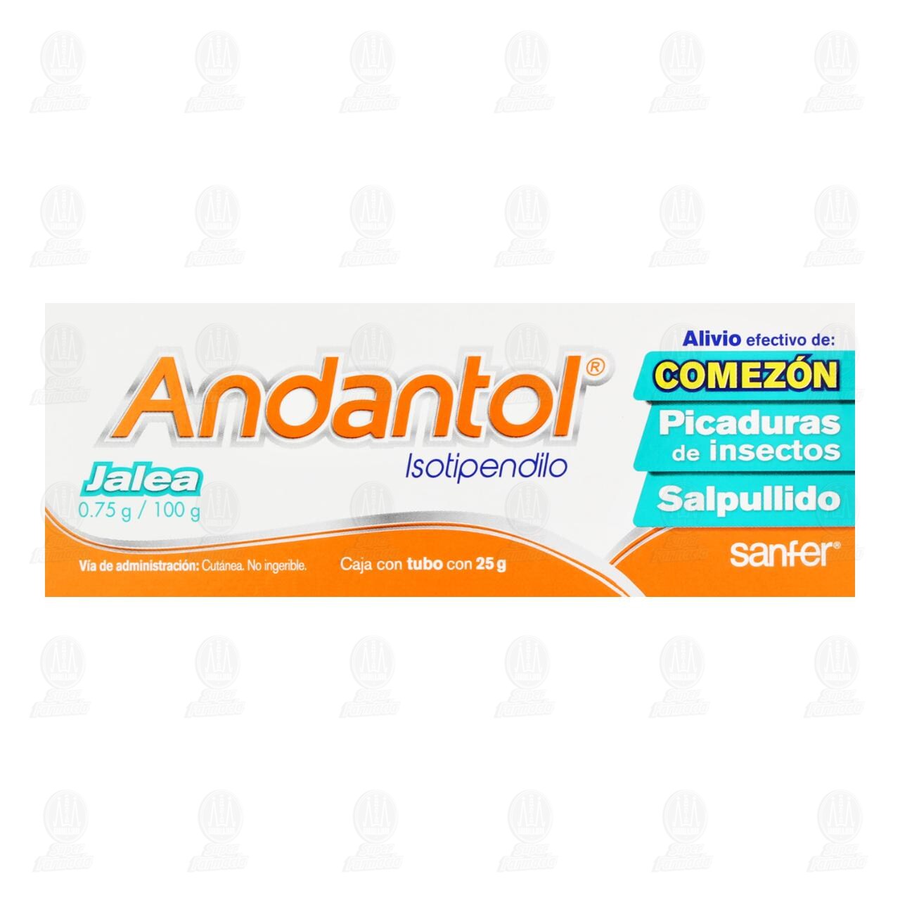 Andantol Jalea 0.75gr/100gr, 25 gr. de ANDANTOL | Farmacias Guadalajara