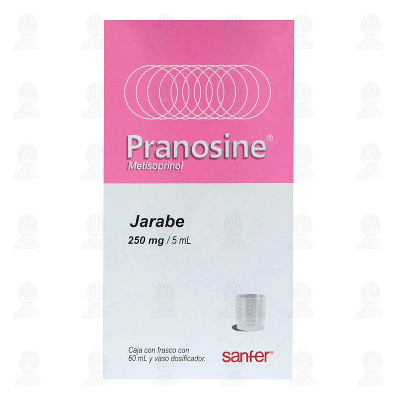 Pranosine Jarabe 250mg/5ml, 60 ml. de PRANOSINE | Farmacias Guadalajara