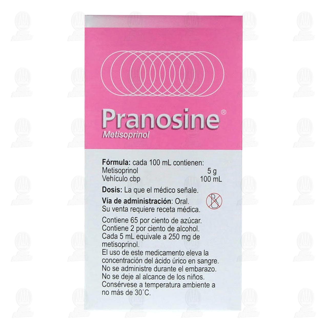 Pranosine Jarabe 250mg/5ml, 60 ml. de PRANOSINE | Farmacias Guadalajara