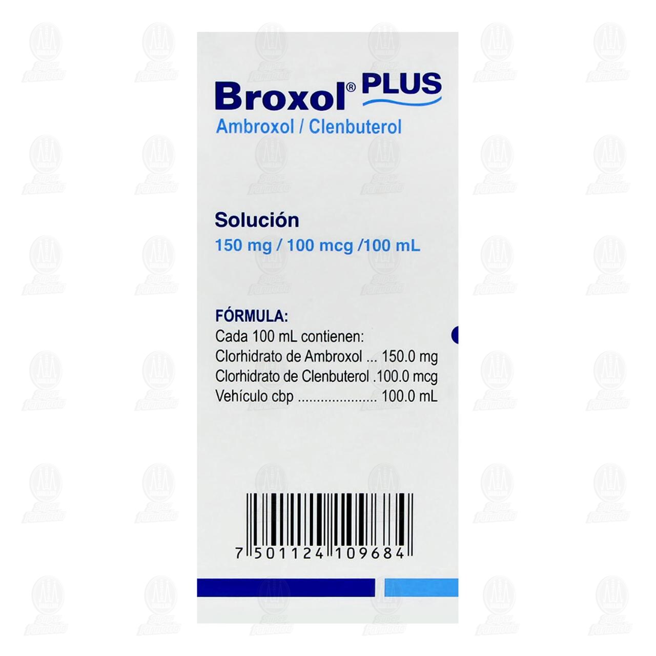 Broxol Plus 150mg/100mcg/100ml, 120 ml. de BROXOL | Farmacias Guadalajara