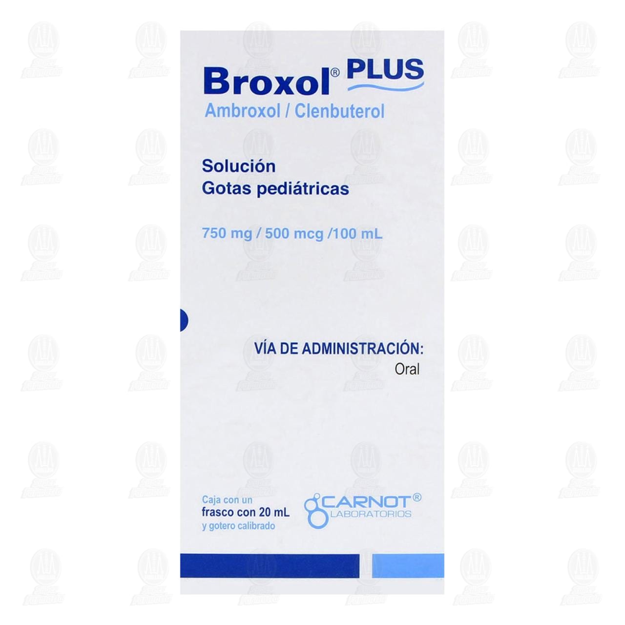 Broxol Plus Gotas Pediátricas 750mg/500mcg/100ml, 20 ml. de BROXOL ...