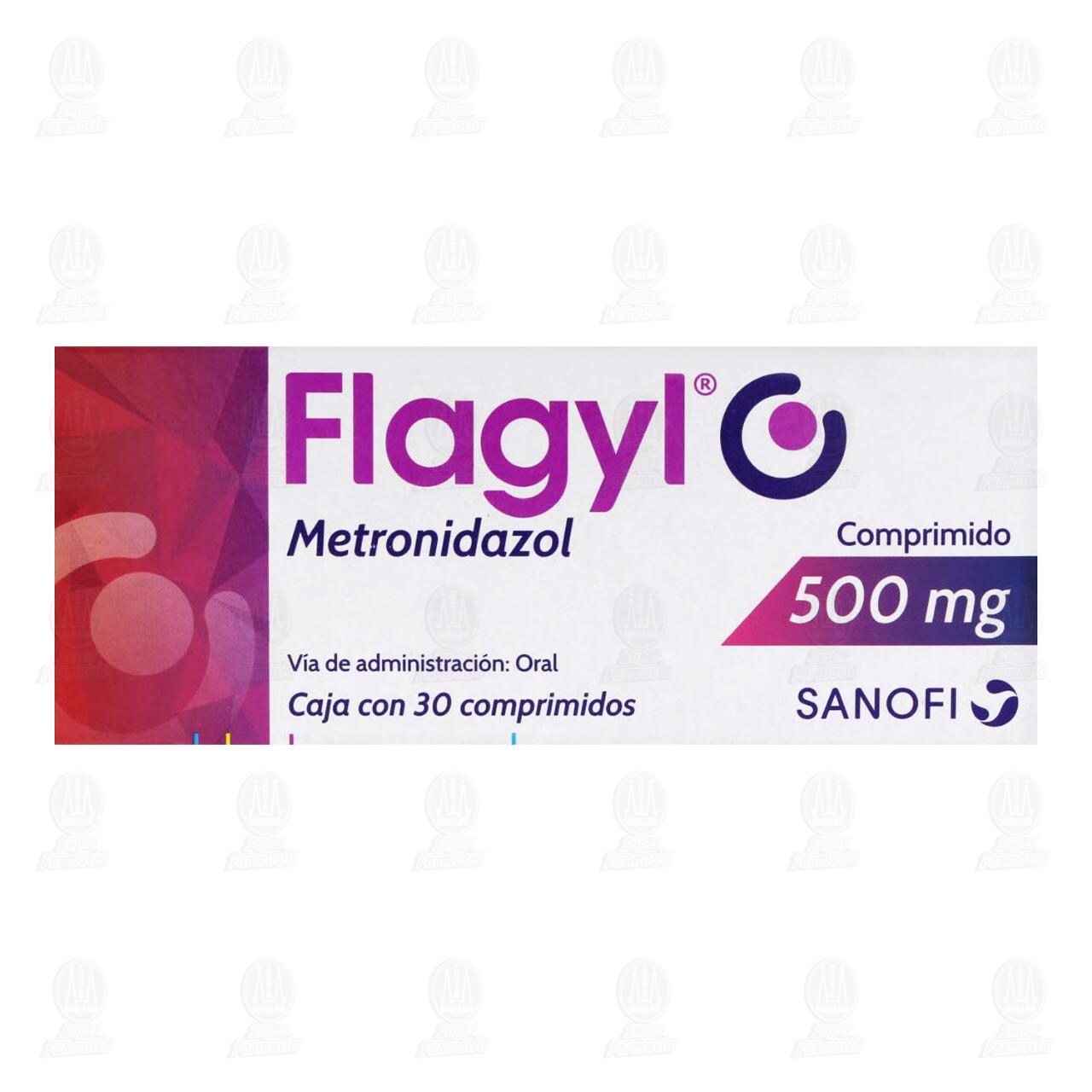Flagyl 500 mg, 30 Comprimidos. de FLAGYL | Farmacias Guadalajara