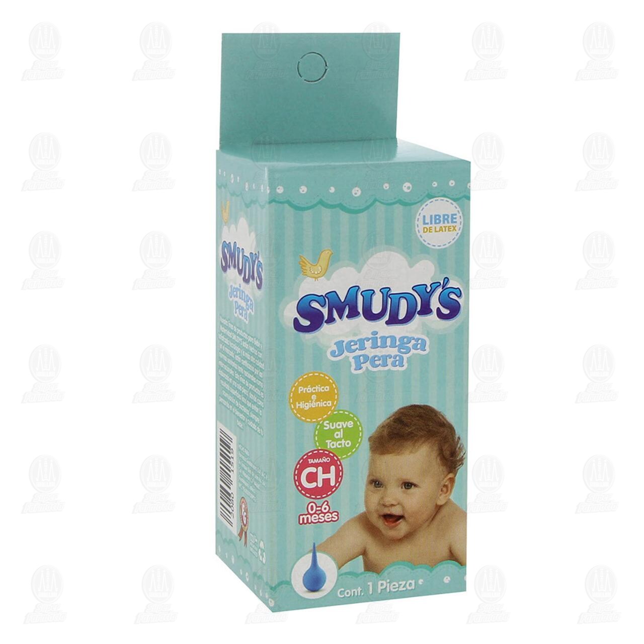 Jeringa Pera Smudy's para Bebés de 0-6 Meses Tamaño Chico, 1 pz. de ...