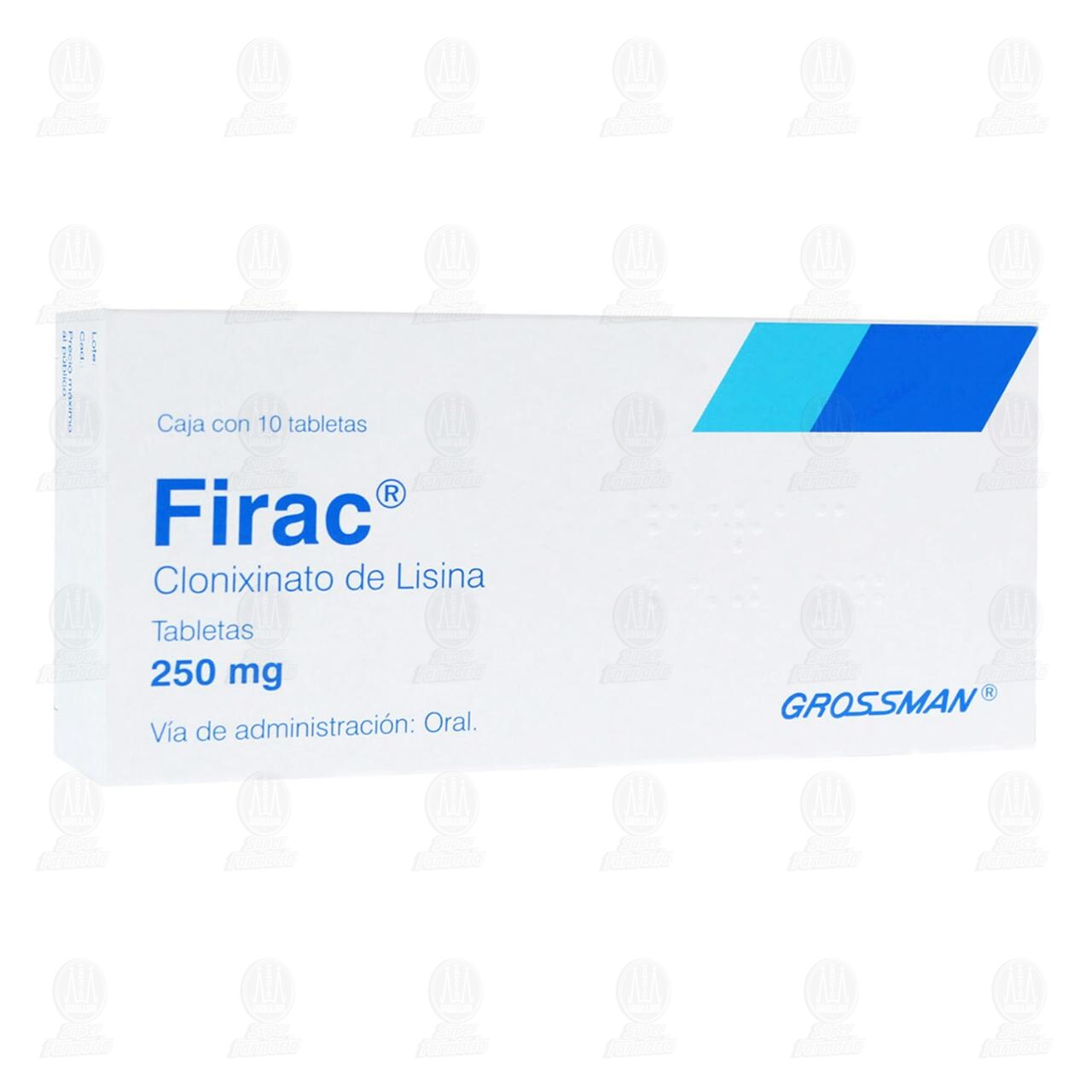Firac 250 mg, 10 Tabletas. de FIRAC | Farmacias Guadalajara