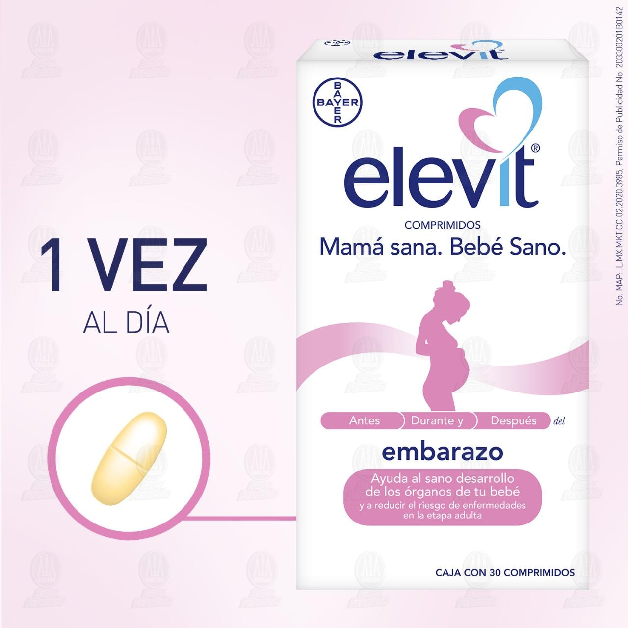 Elevit Multivitamínico para el Embarazo, 30 Tabletas. de ELEVIT ...