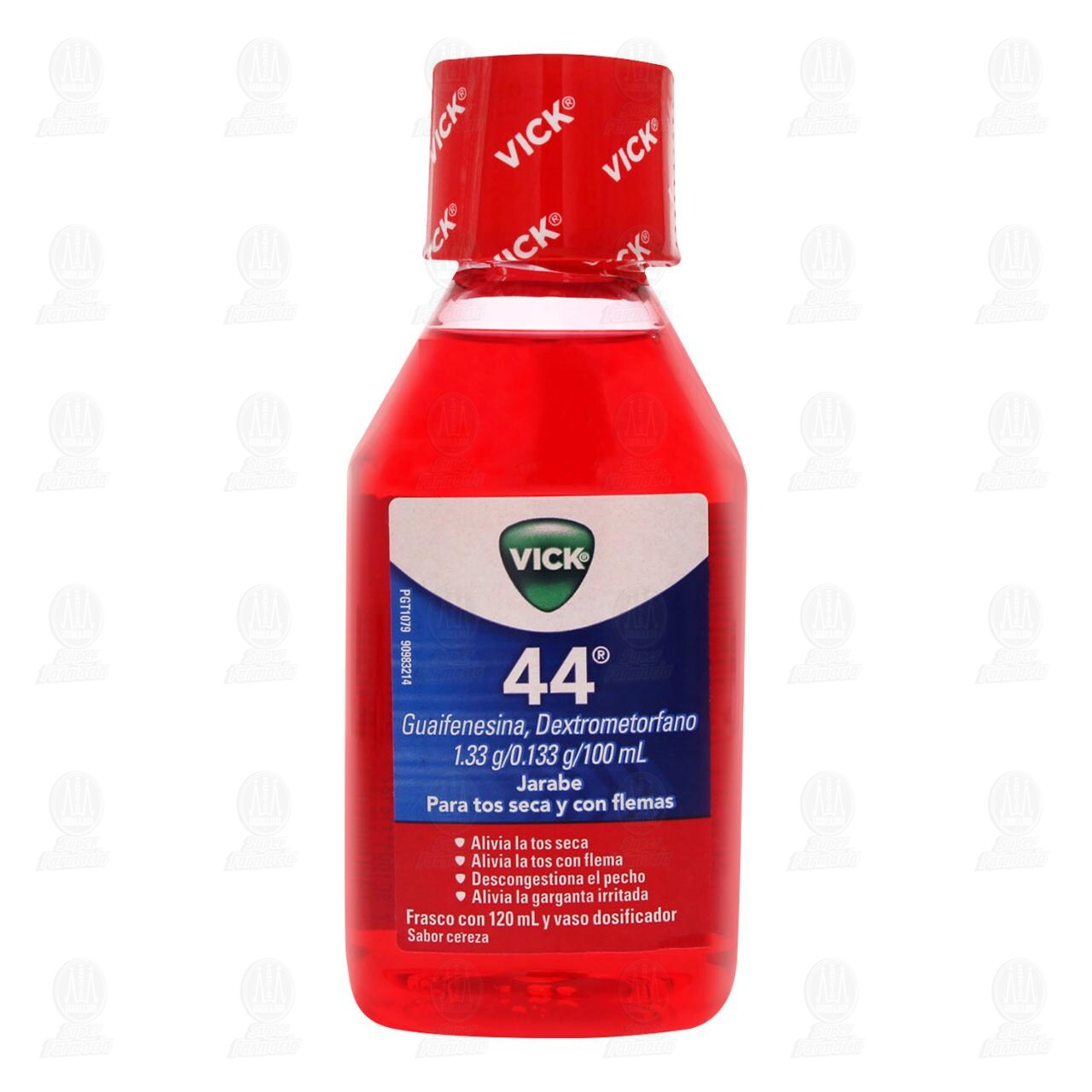 Vick 44 Jarabe Sabor Cereza, 120 ml. de VICK | Farmacias Guadalajara