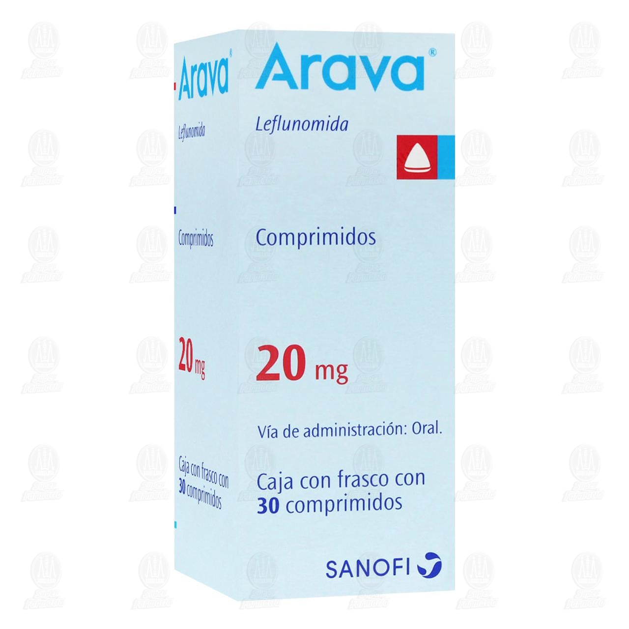 Arava 20 mg, 30 Comprimidos.