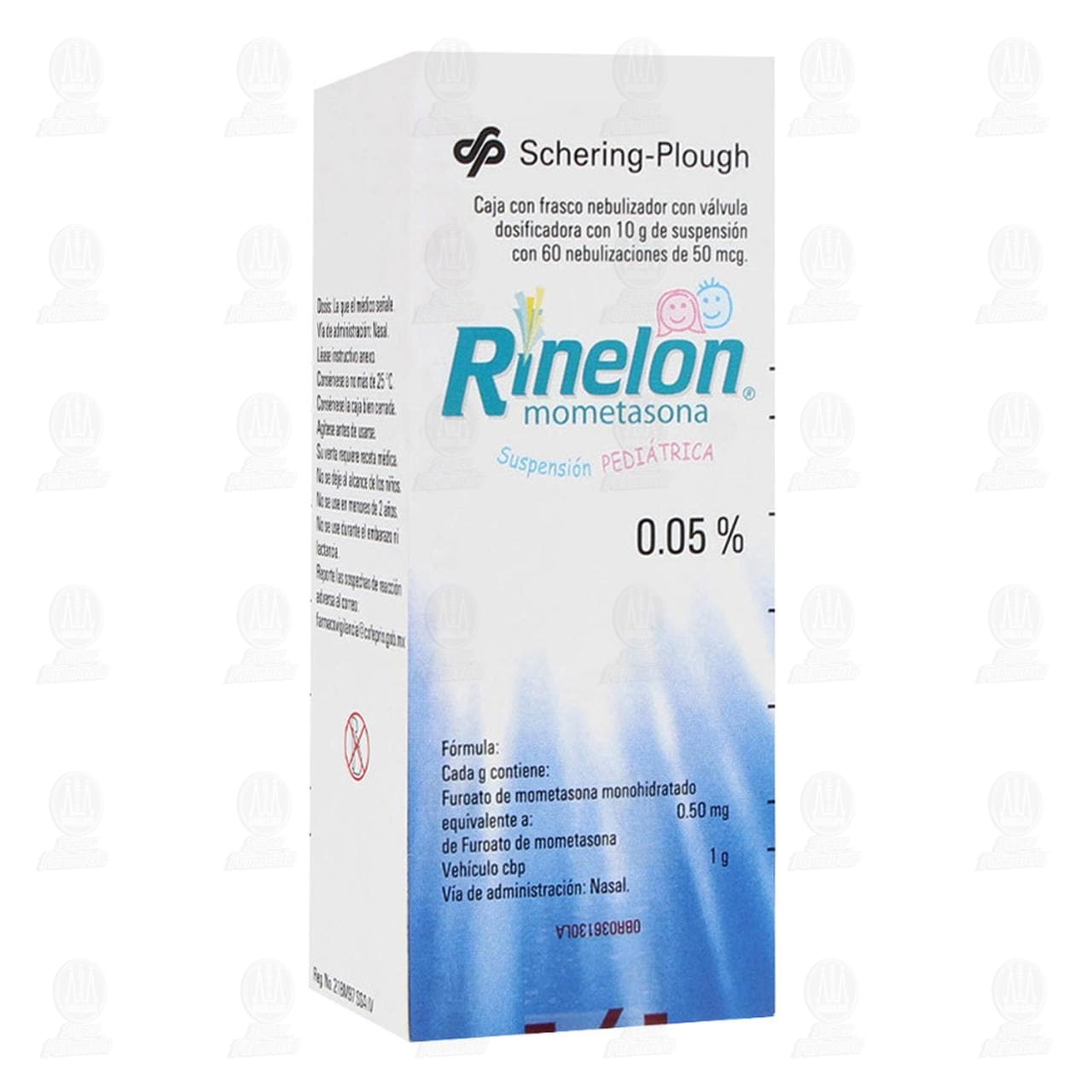 Rinelon 0.05% 10gr Suspensión Pediátrica 60 Dosis, 50 mcg.