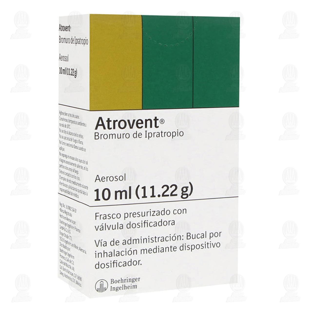 Atrovent Suspensión Aerosol, 10 ml (11.22gr).