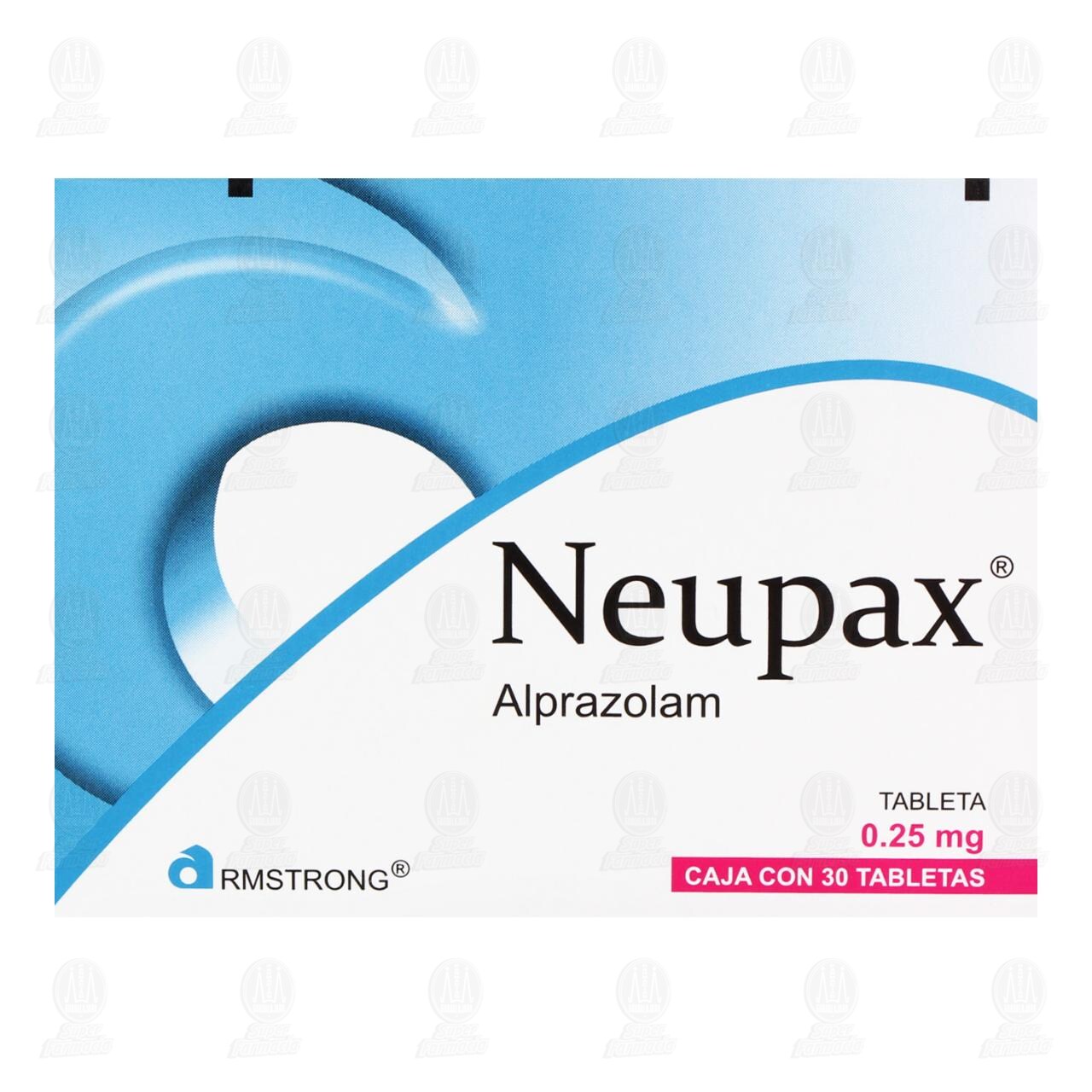 Neupax 0.25 mg, 30 Tabletas. de NEUPAX | Farmacias Guadalajara