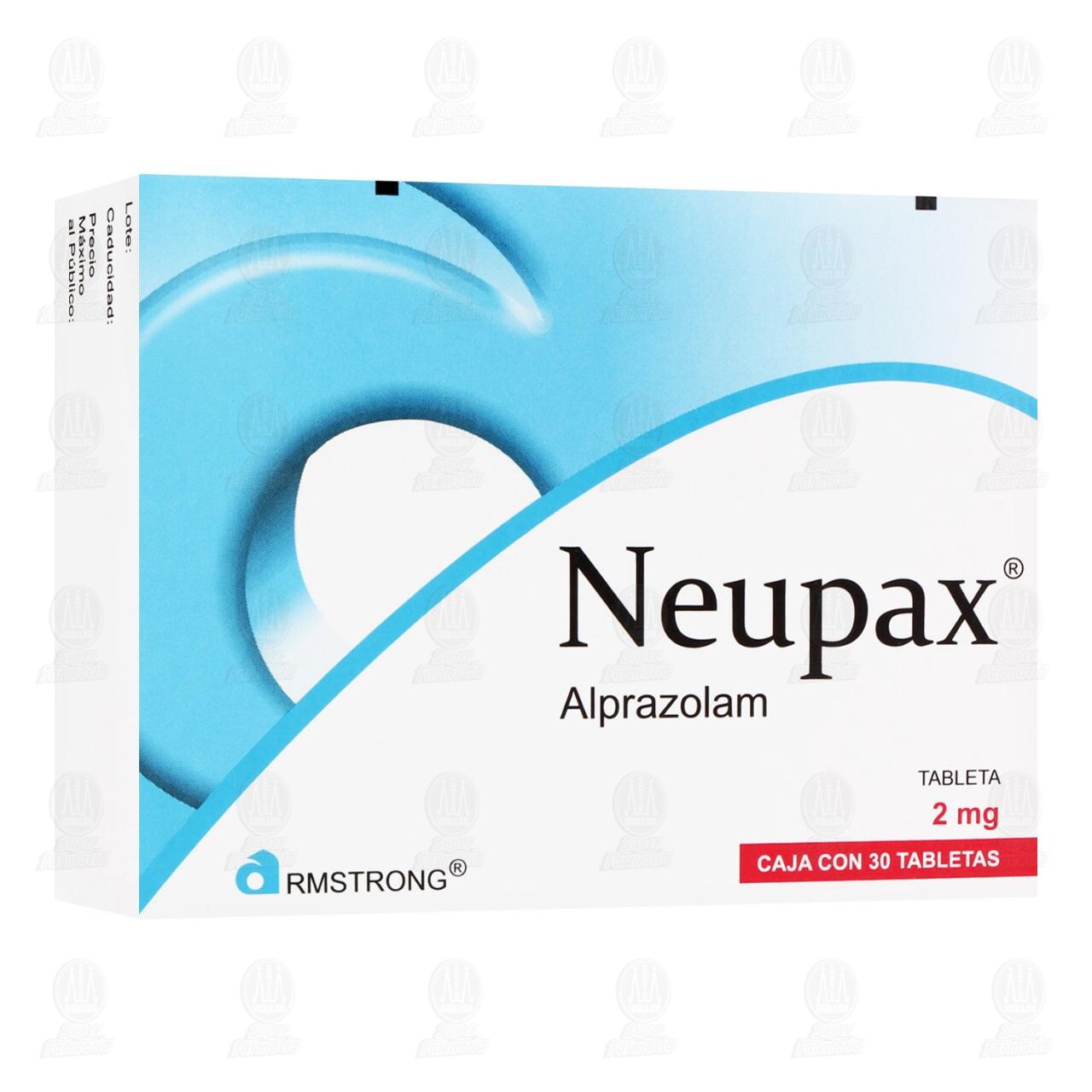 Neupax 2 mg, 30 Tabletas. de NEUPAX | Farmacias Guadalajara