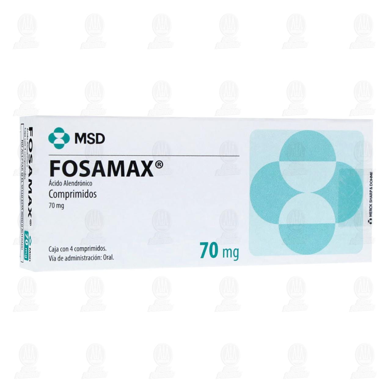 Fosamax 70 mg, 4 Comprimidos. de FOSAMAX | Farmacias Guadalajara