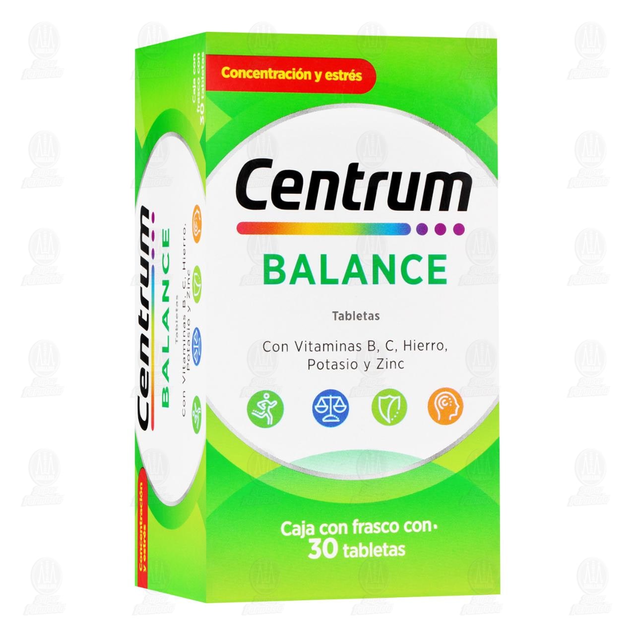 Centrum Balance, 30 Tabletas. de CENTRUM | Farmacias Guadalajara