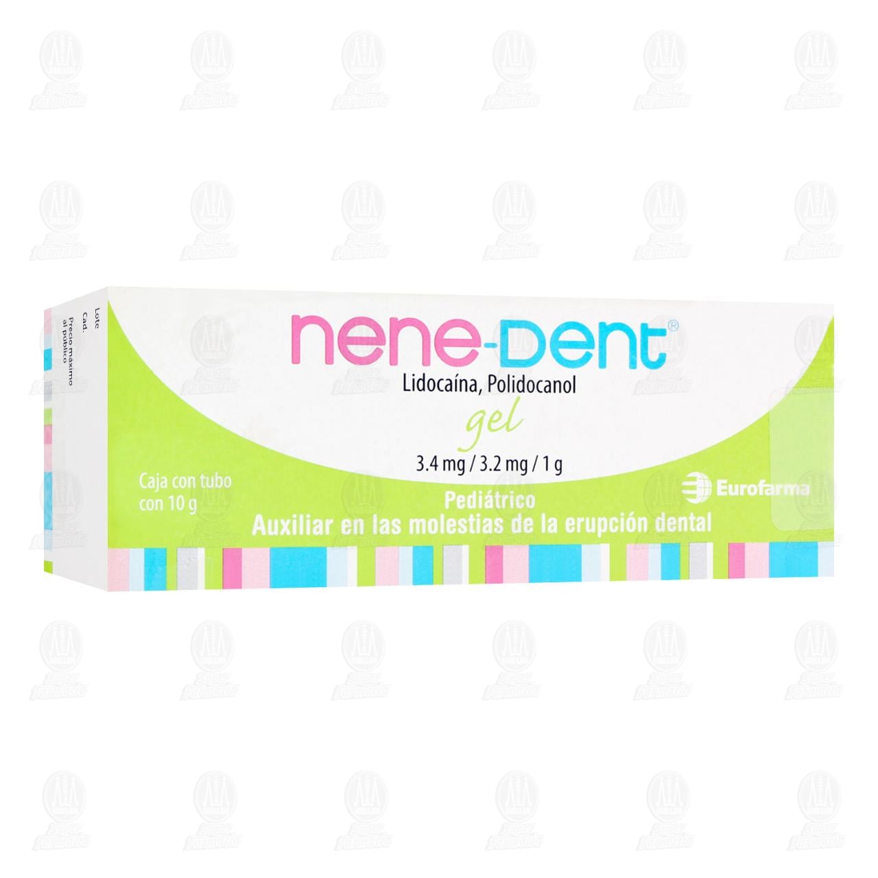 Nene-Dent Gel 3.4mg/3.2mg/1g Pediátrico, 10 gr. de NENE DENT ...