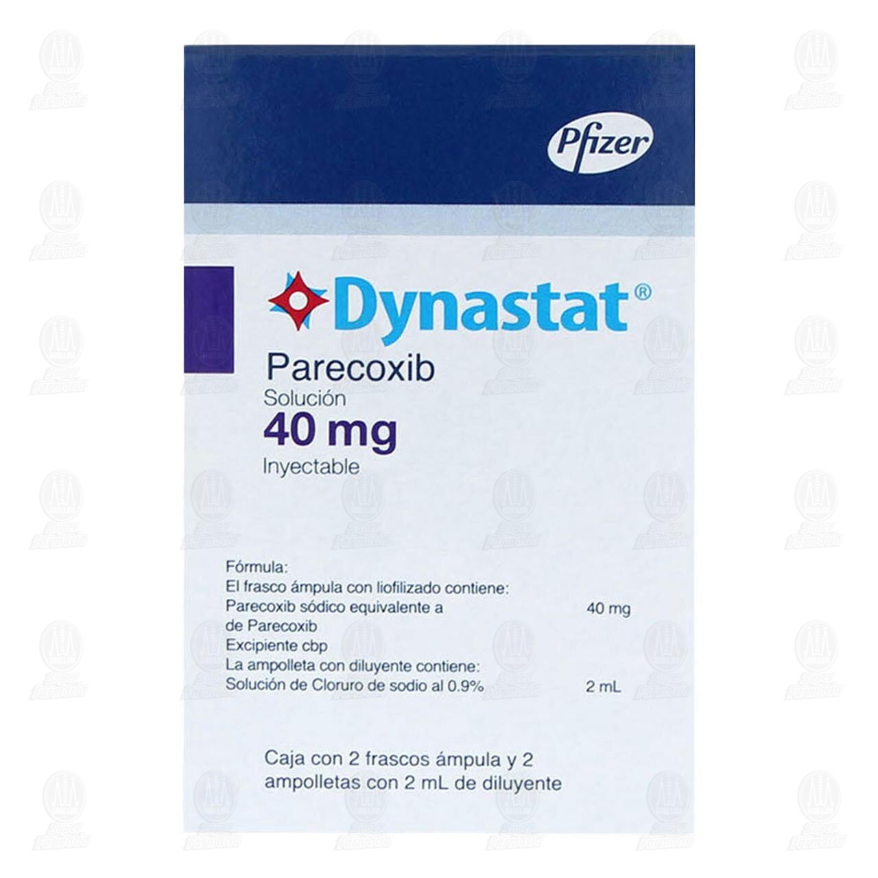 Dynastat 40 mg Solución Inyectable 2 Frascos 2 Ampolletas, 2 ml. de ...