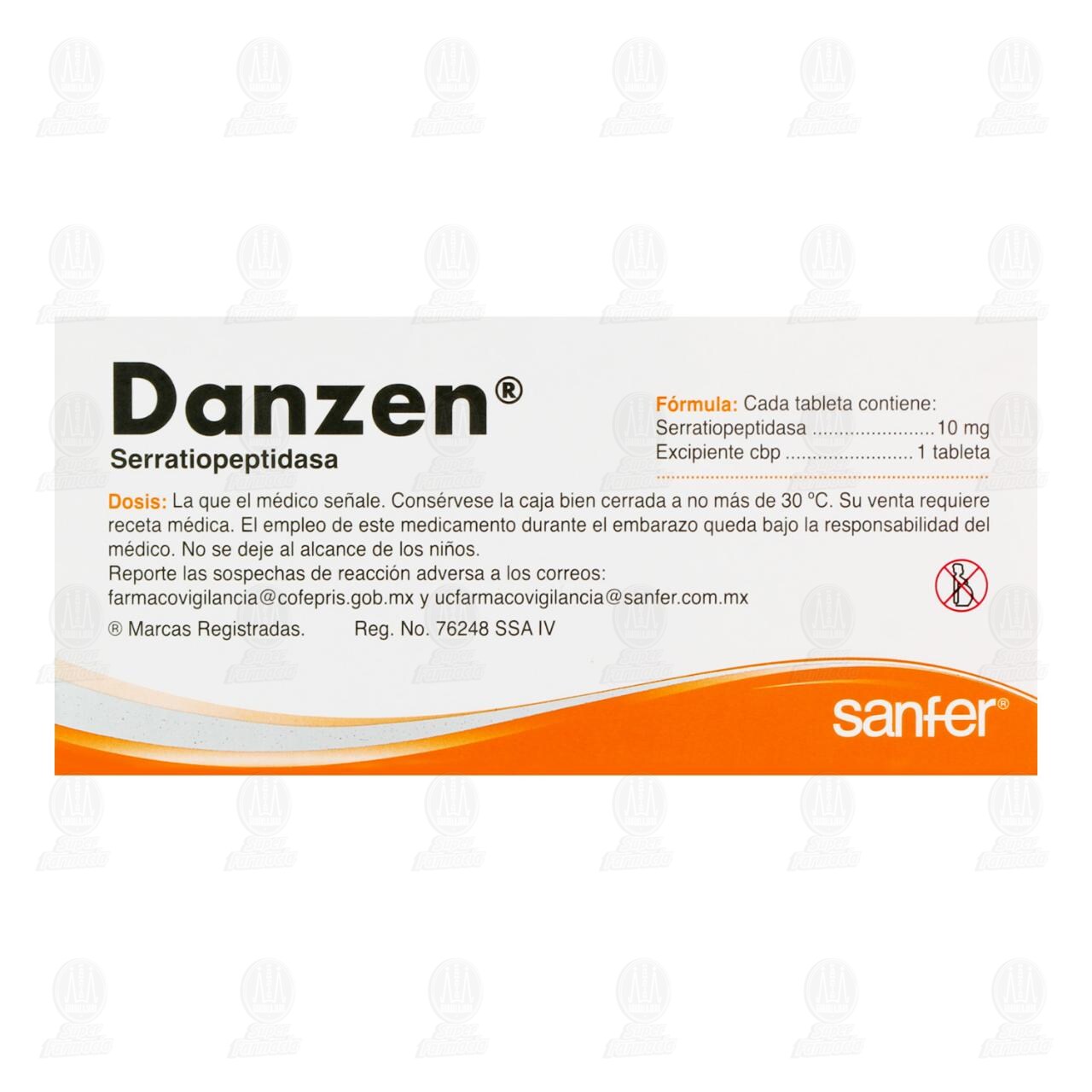 Danzen 10 mg, 20 Tabletas. de DANZEN | Farmacias Guadalajara