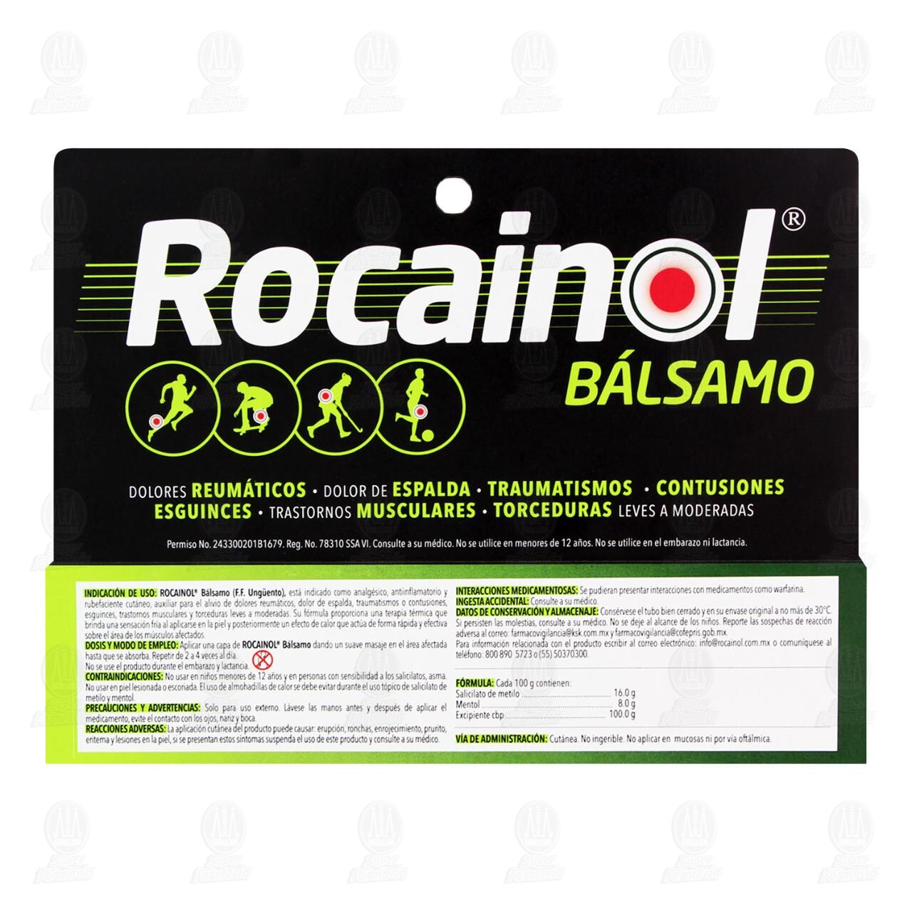 Rocainol Bálsamo Ungüento, 45 gr. de ROCAINOL | Farmacias Guadalajara