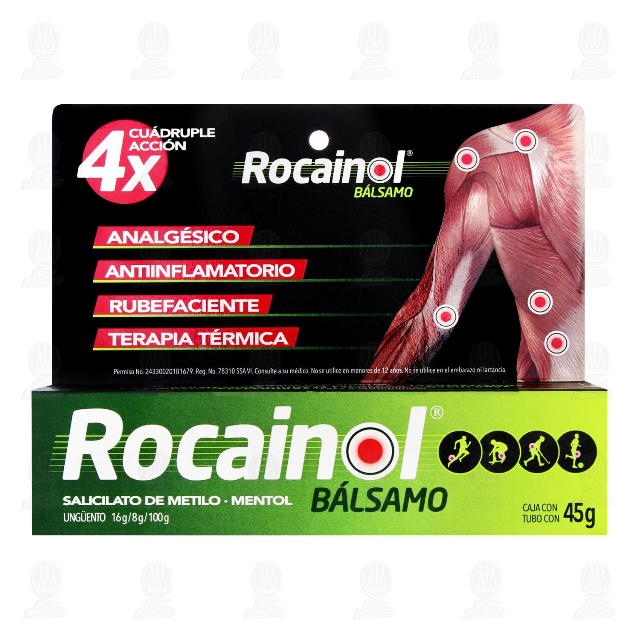 Rocainol Bálsamo Ungüento, 45 gr. de ROCAINOL | Farmacias Guadalajara